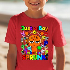 Sprunki Game Shirt, Sprunki Fan Tee, Sprunki Lime Tee, Roblox Cool Game ...