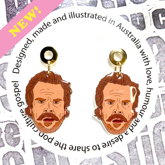 Stranger Things Season 3 Jim Hopper David Harbour Dangle Etsy