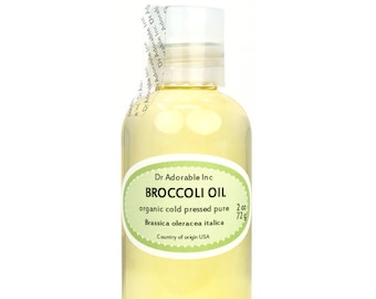 Organic Broccoli Seed Oil Pure Cold Pressed Brassica Oleracea Var ...