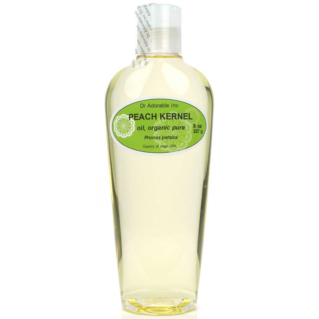 8 Oz - Peach Kernel Oil - 100% Pure Organic Cold Pressed - Etsy