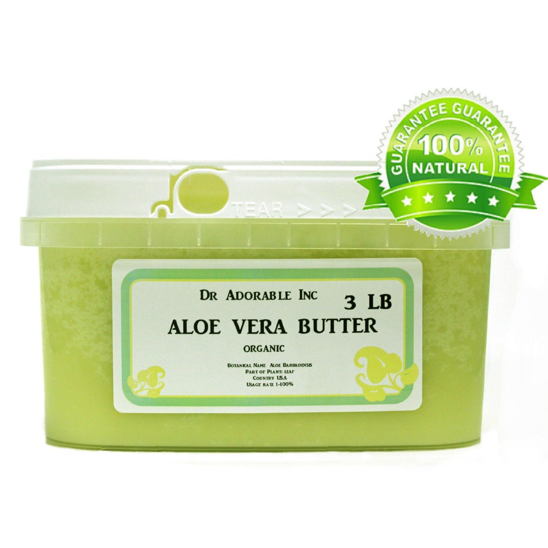 3 Lb Premium Aloe Vera Butter RAW 100% Pure Organic Cold - Etsy