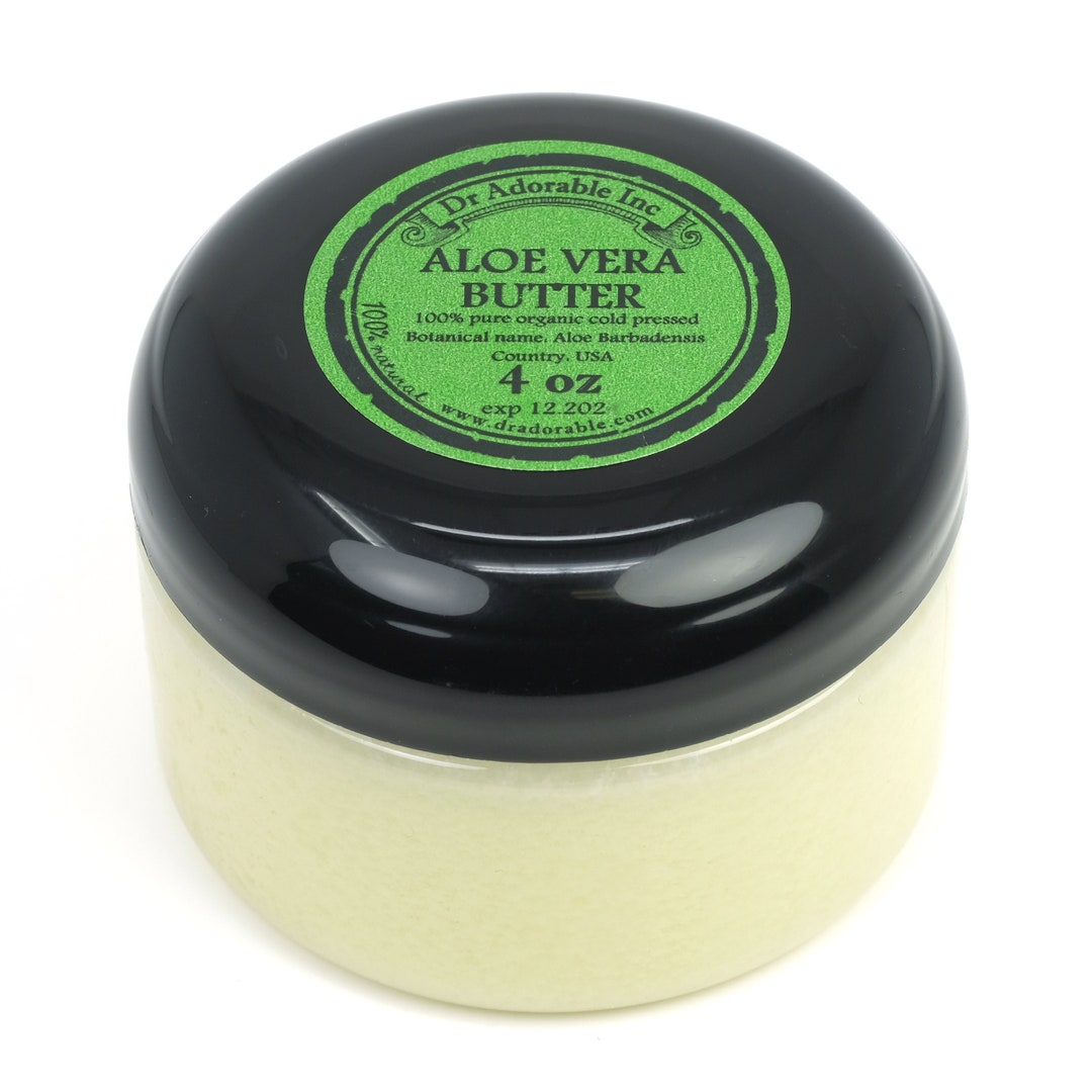 4 Oz - Premium Aloe Vera Butter - RAW 100% Pure Organic Cold Pressed - Etsy