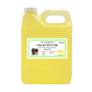 32 Oz Premium Cacay Nut Oil REFINED Pure Cold Pressed Organic Fresh ...