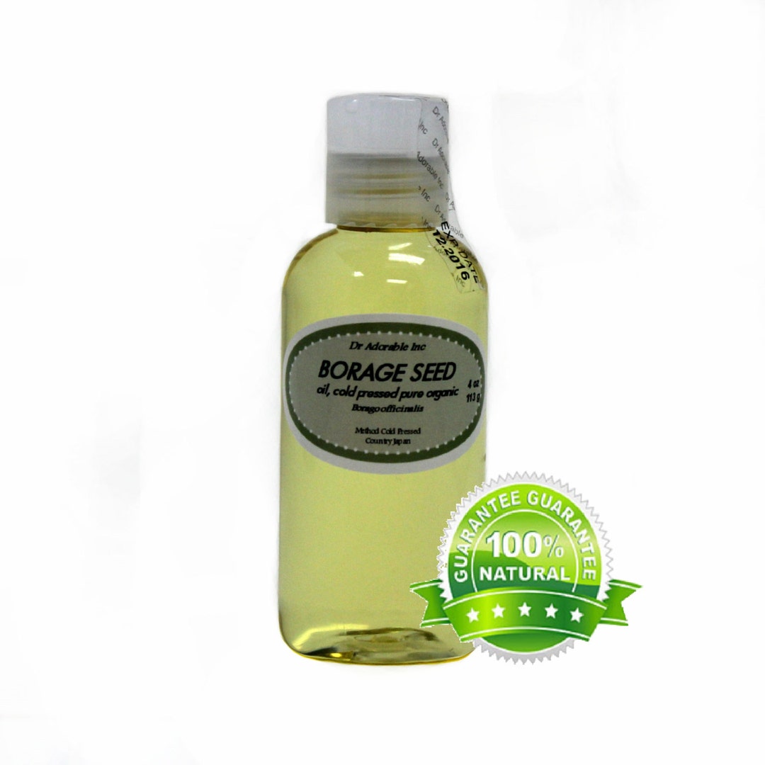 4 Oz Borage Oil Pure Organic Cold Pressed - Etsy