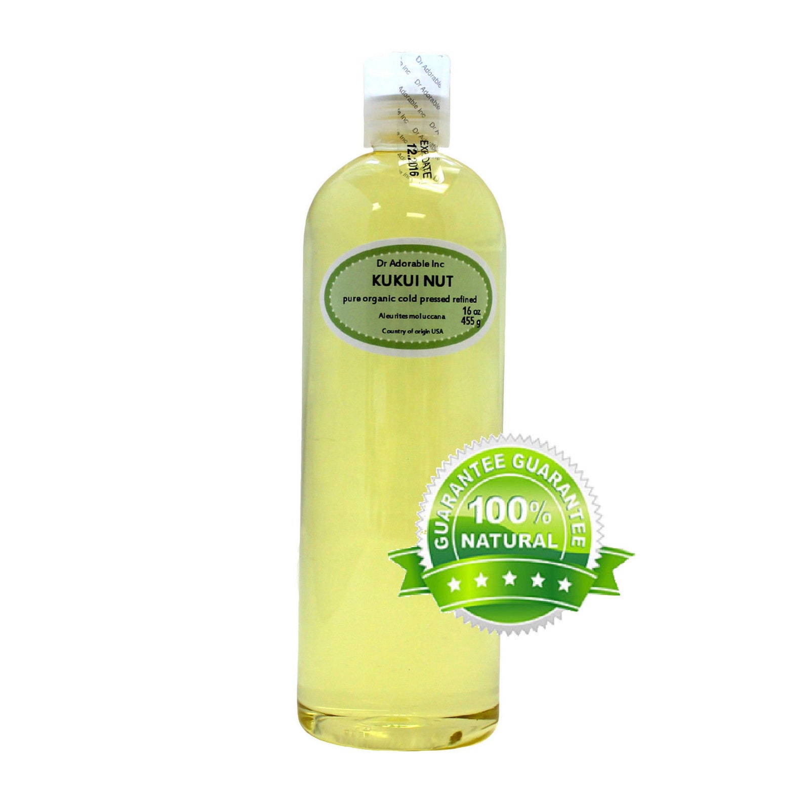 16 Oz Kukui Nut Oil 100% Pure Organic Cold Pressed Fresh - Etsy