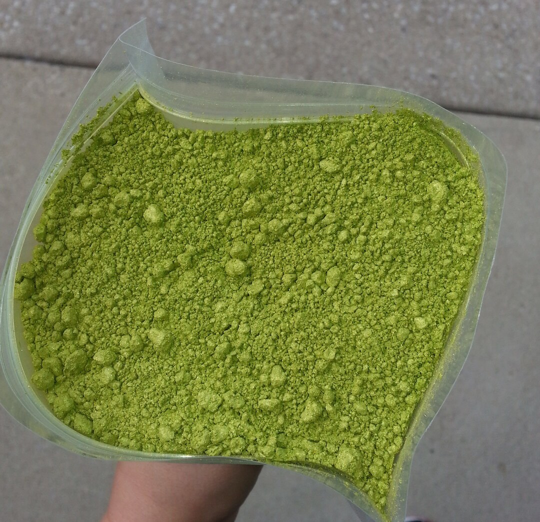 1 Oz Green Apple Mica Pigment Great for Cosmetic Soaps Bath Bomb ...