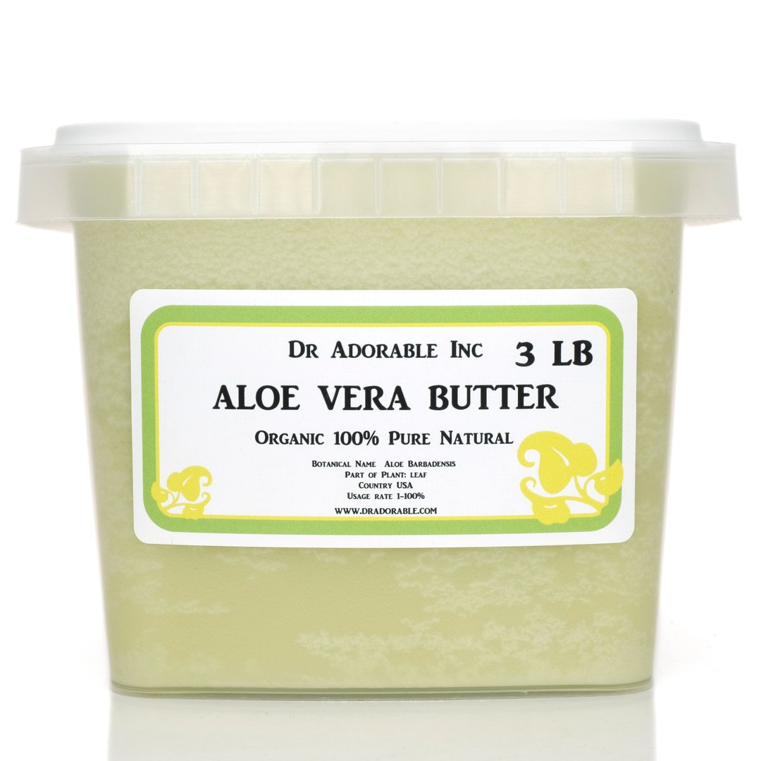 3 Lb Premium Aloe Vera Butter RAW 100% Pure Organic Cold Pressed - Etsy