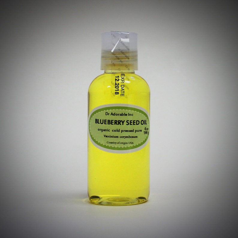 4 Oz Blueberry Seed Oil 100% Pure & Organic Cold Pressed - Etsy