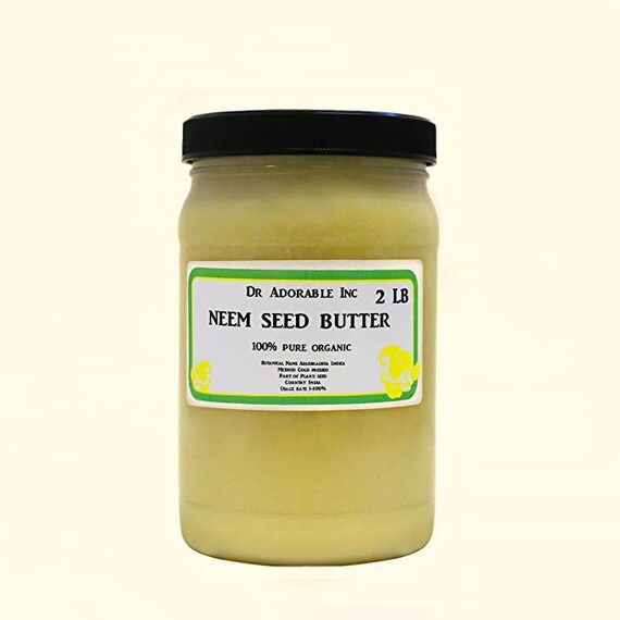 2 LB Neem Seed Butter Unrefined 100% Pure Natural Organic for | Etsy