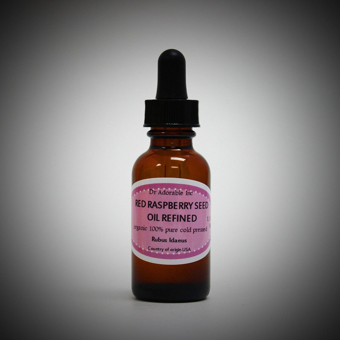1 Oz With Glass Dropper Red Raspberry Seed Oil Refined 100% - Etsy