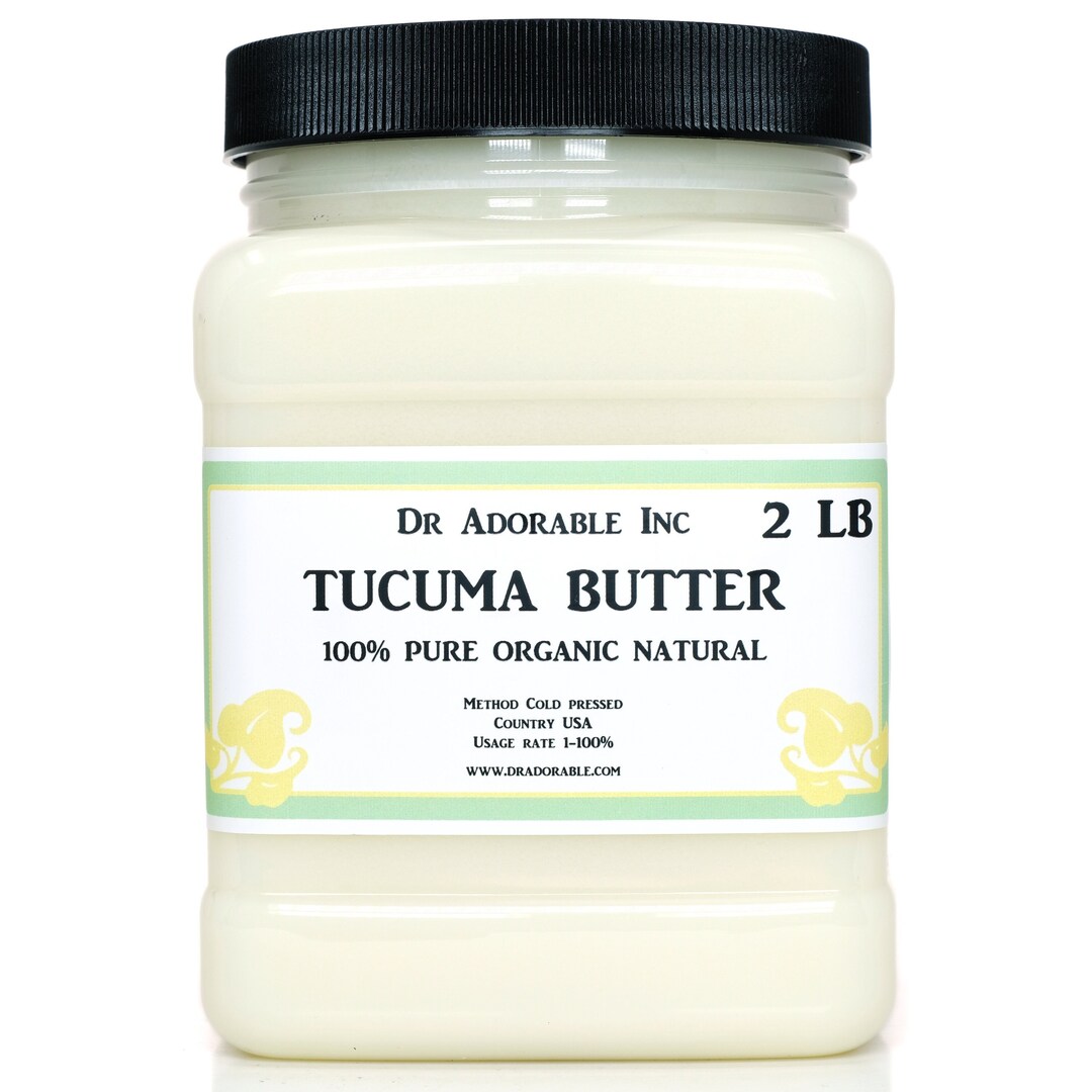 2 Lb - Premium Tucuma Butter - Organic 100% Pure RAW Fresh Natural ...
