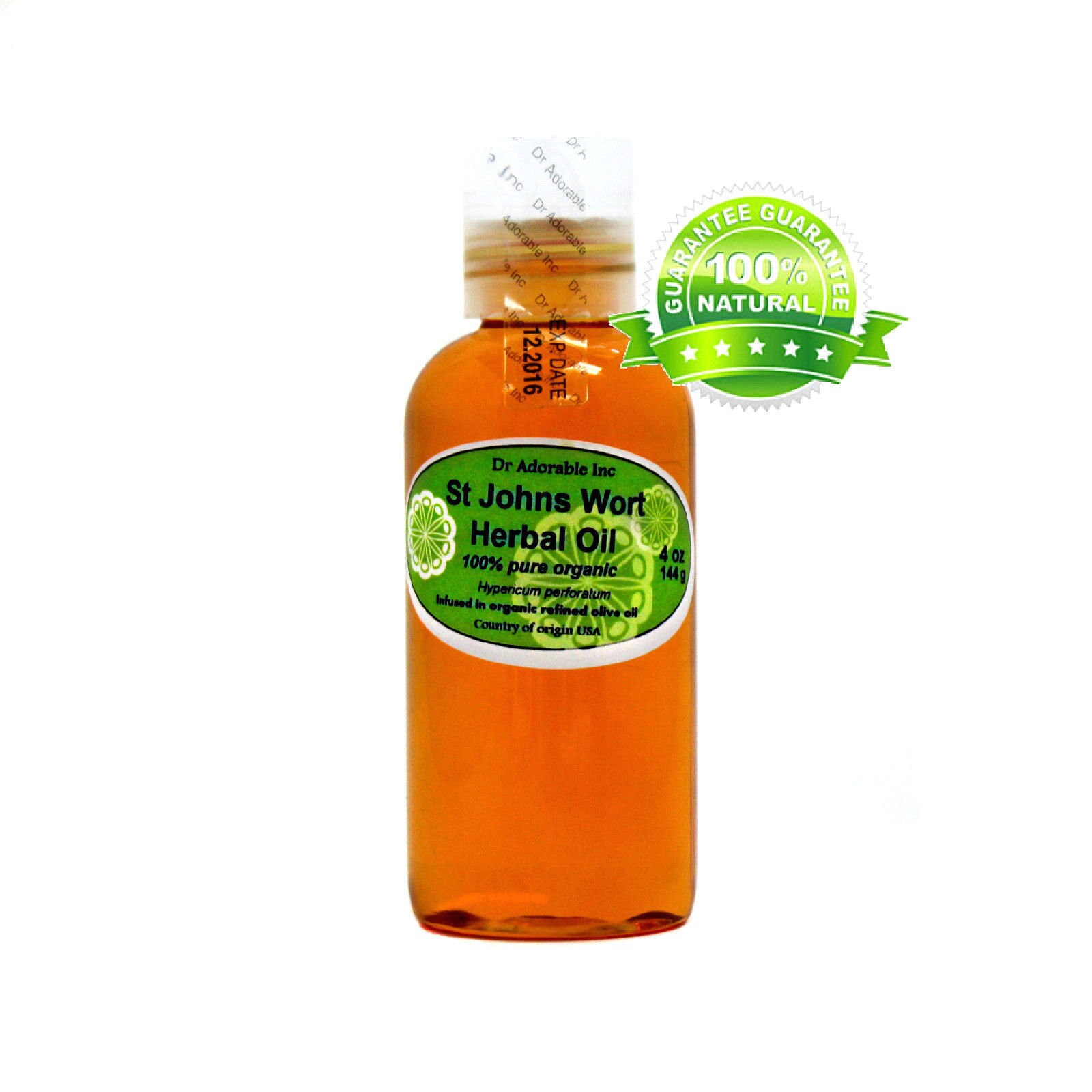 4 Oz Premium St.johns Wort Wart Herbal Oil Skin Care Hair Body - Etsy