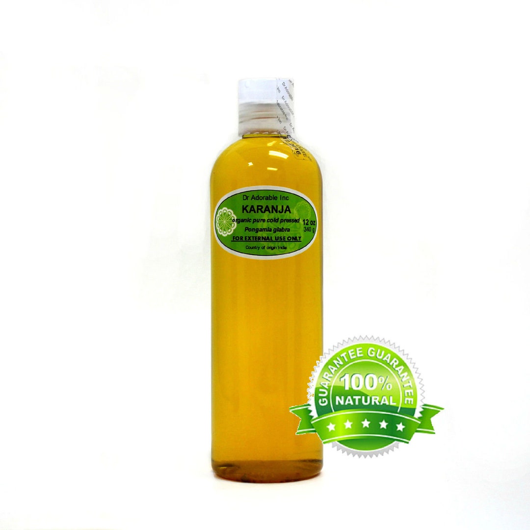 12 OZ Karanja Seed Oil Cold Pressed Unrefined Pure Natural - Etsy