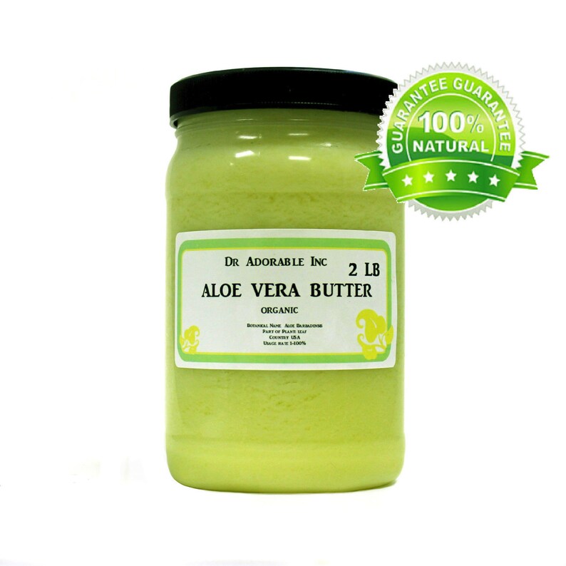 2 Lb Premium Aloe Vera Butter RAW 100% Pure Organic Cold - Etsy