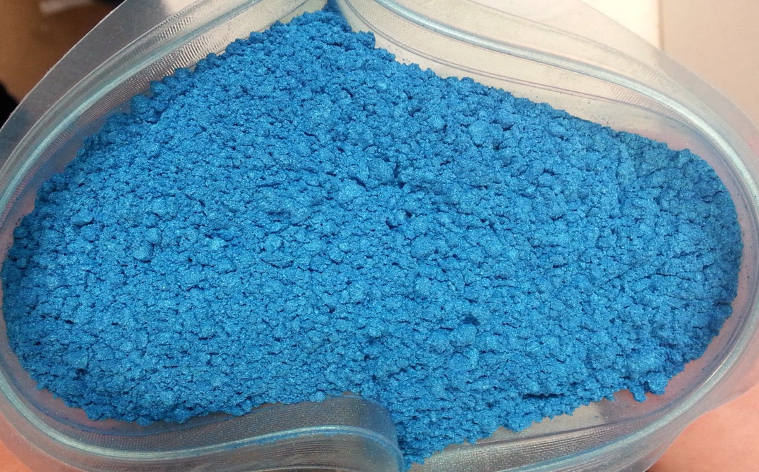 1 Oz Indian Blue Mica Pigment Great for Cosmetic Soaps Bath Bomb ...