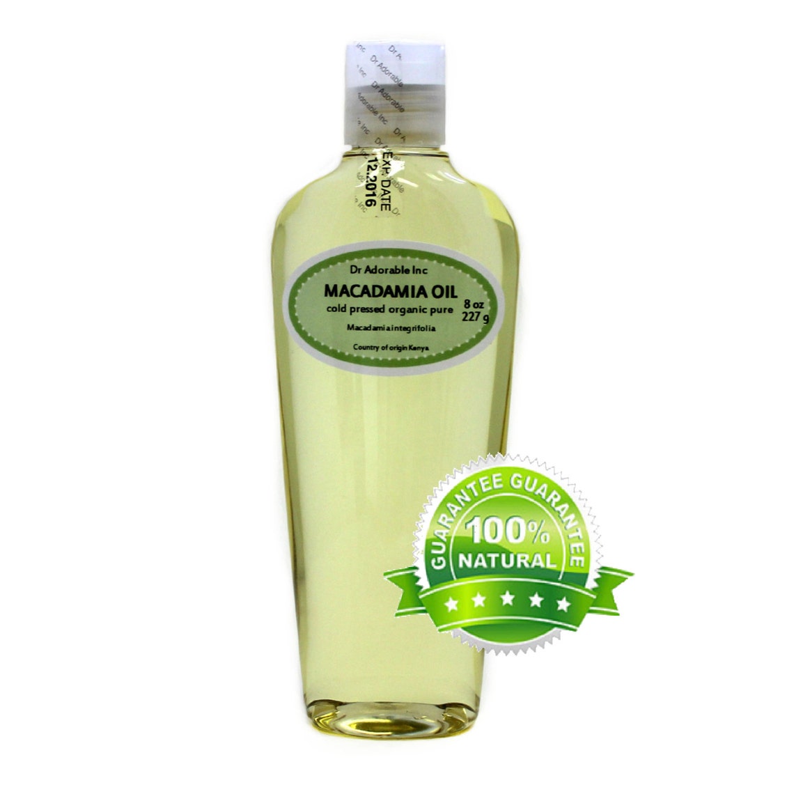 8 Oz Macadamia Nut Oil 100% Pure Organic Cold Pressed | Etsy