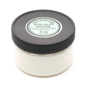 4 Oz - Premium ILLIPE Butter - Fresh Organic Cold Pressed 100% Pure ...