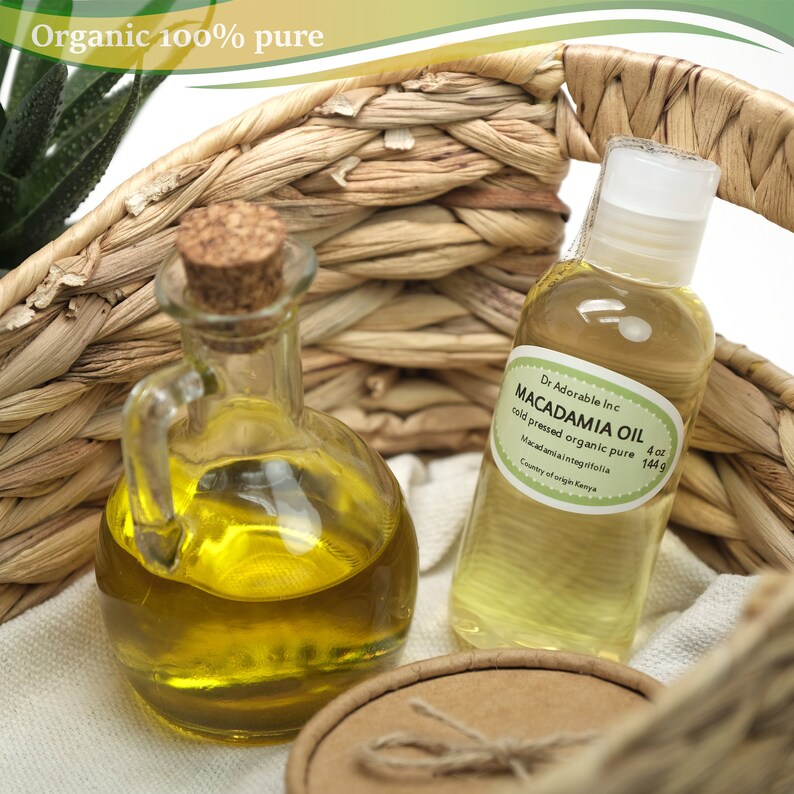 4 Oz Macadamia Nut Oil Organic Cold Pressed 100% Pure - Etsy
