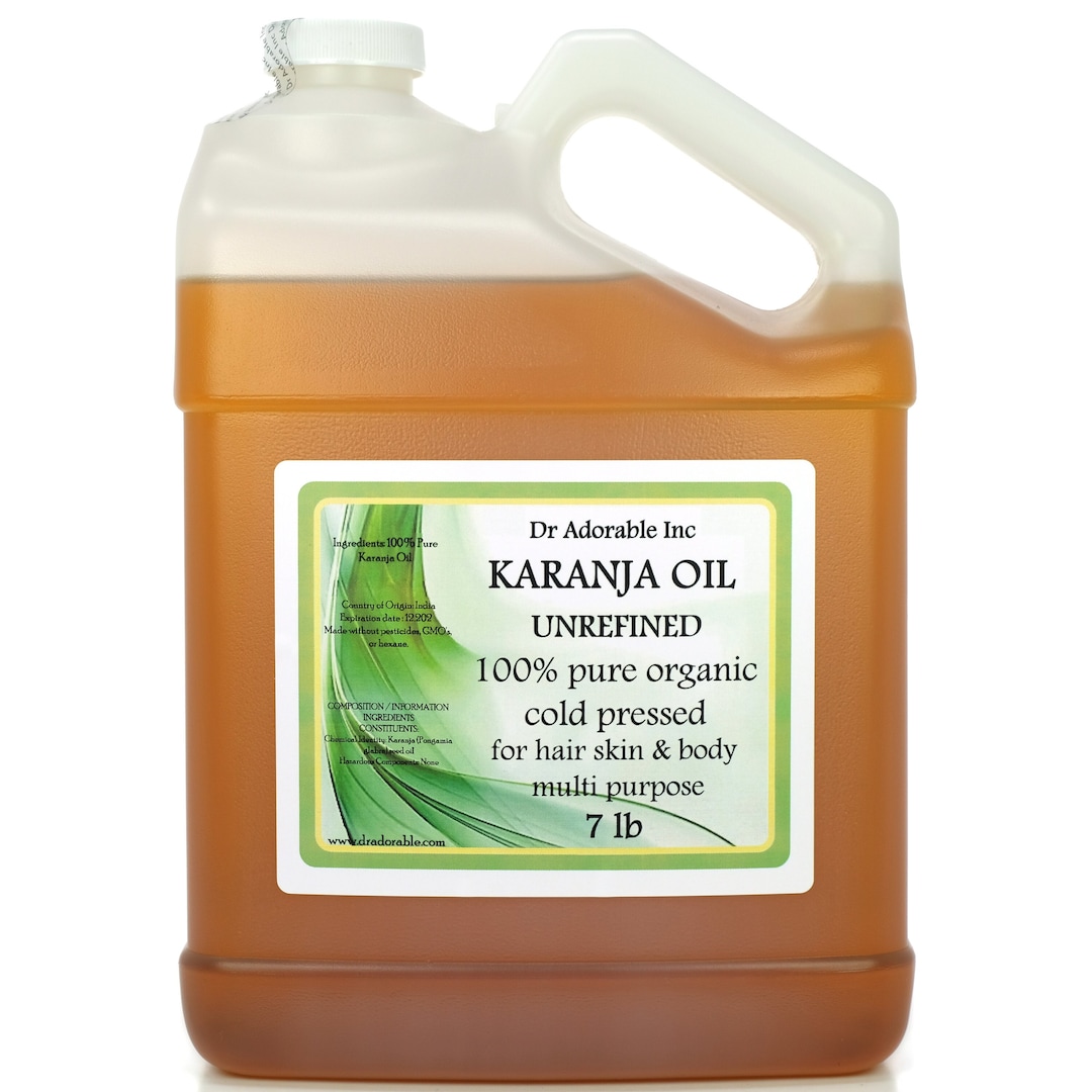 7 Lb - Karanja Seed Oil - Cold Pressed UNREFINED Pure Natural Fresh - Etsy