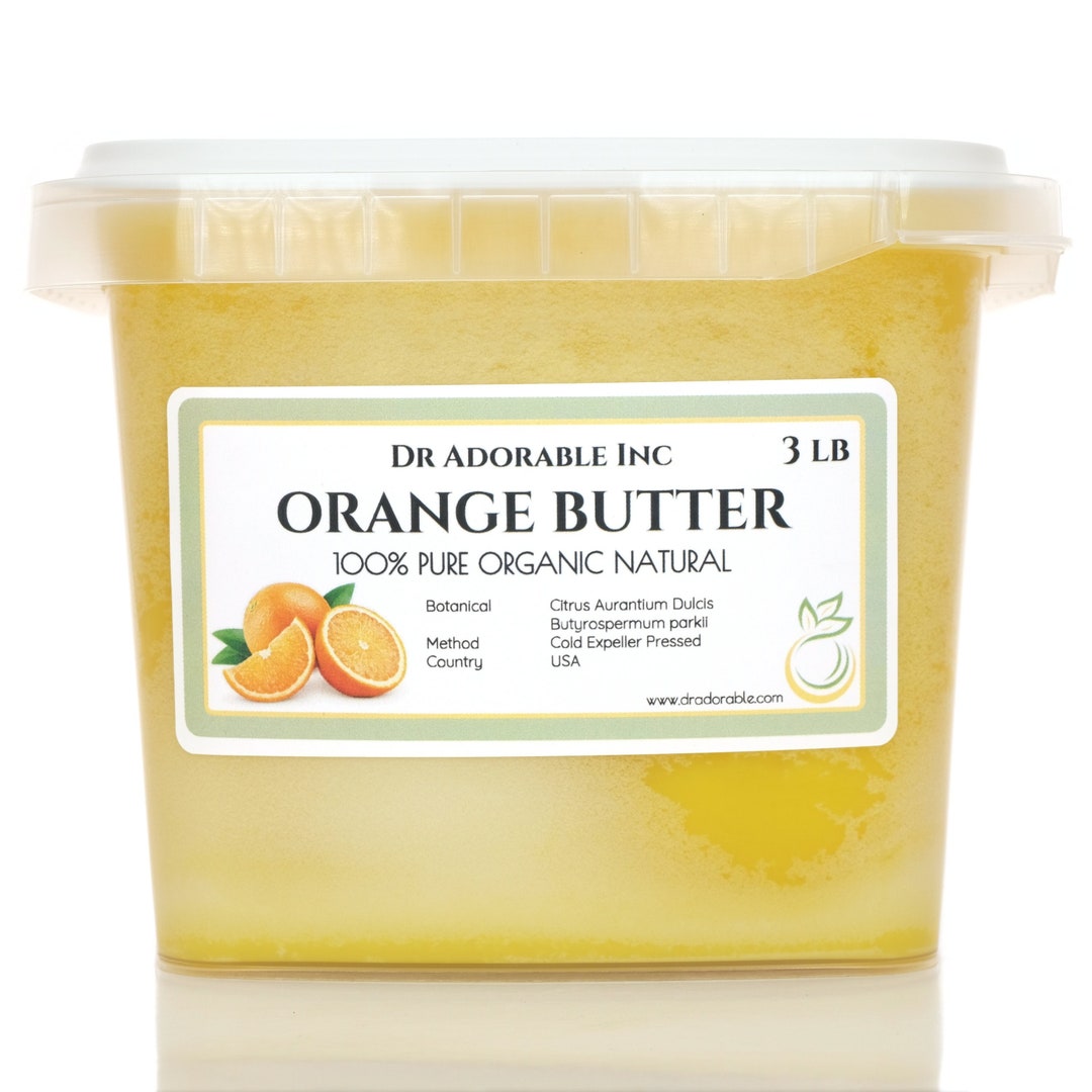 3 Lb - Raw Pure Organic ORANGE Butter - Etsy