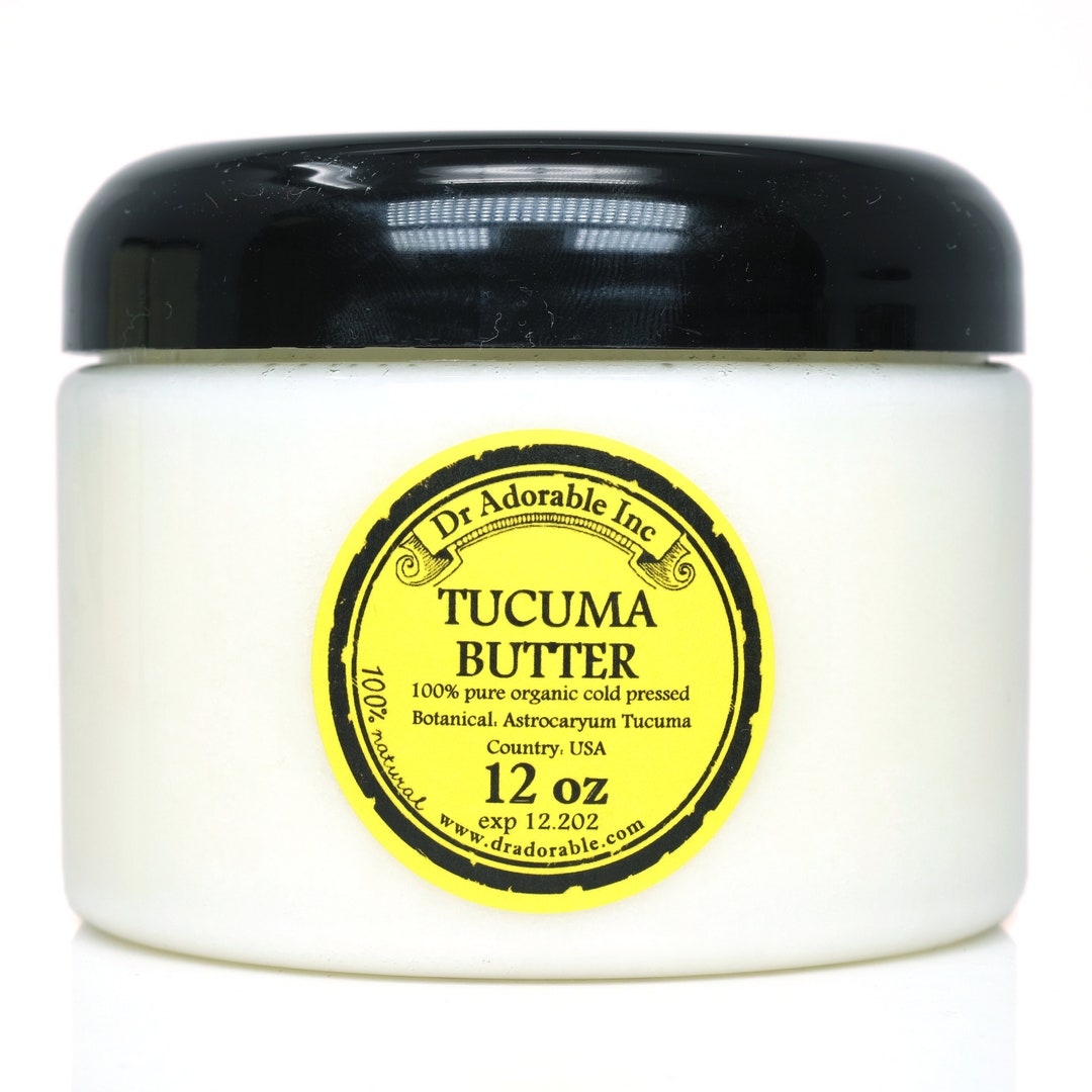 12 Oz - Premium Tucuma Butter - Organic 100% Pure RAW Fresh Natural ...