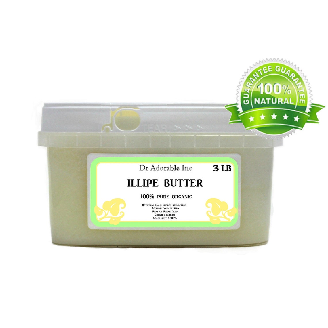 3 LB Premium ILLIPE Butter Fresh Organic Cold Pressed 100% | Etsy