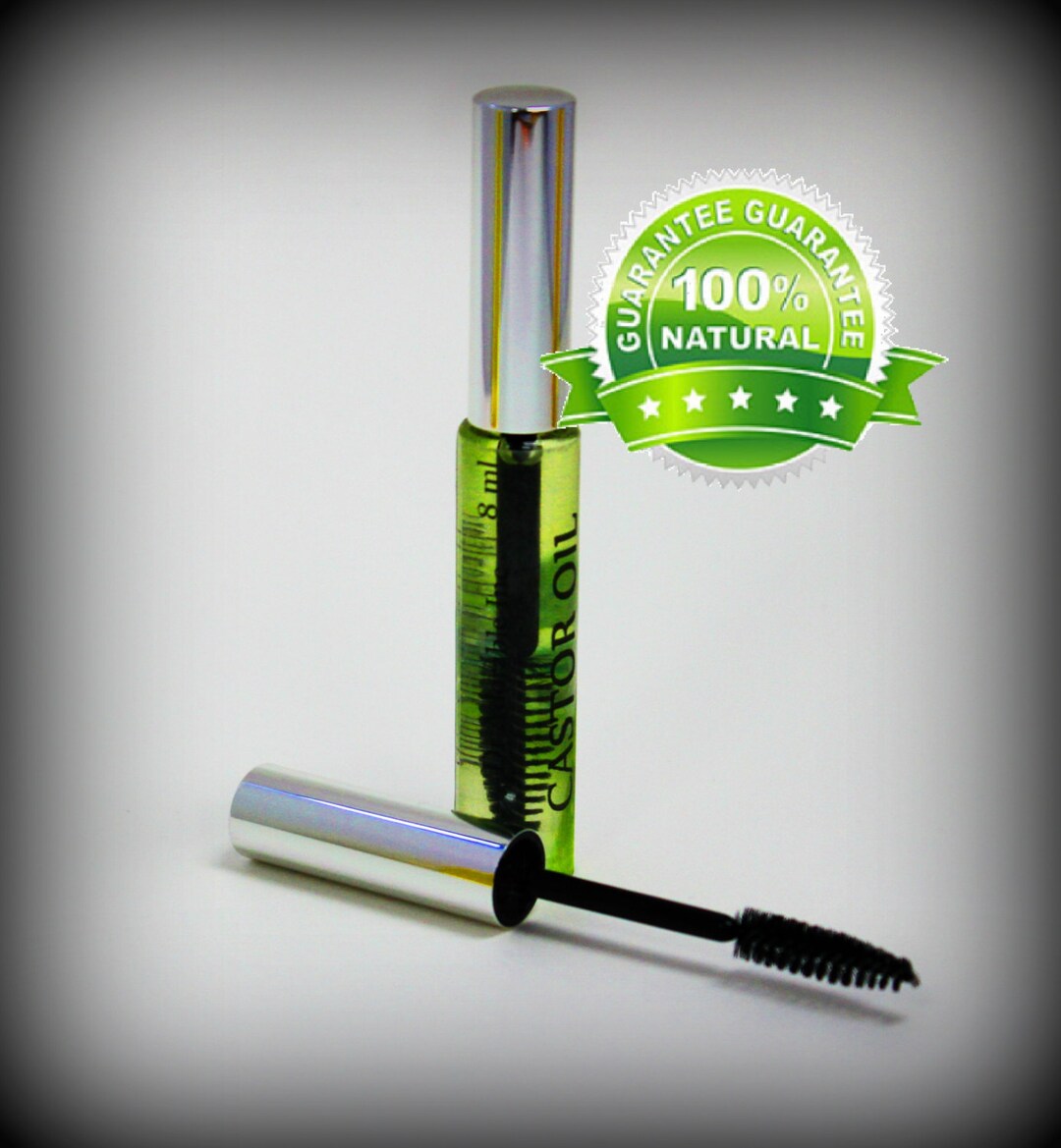 8 Ml Premium Growth Mascara CASTOR OIL Lengthening Thicker Longer ...