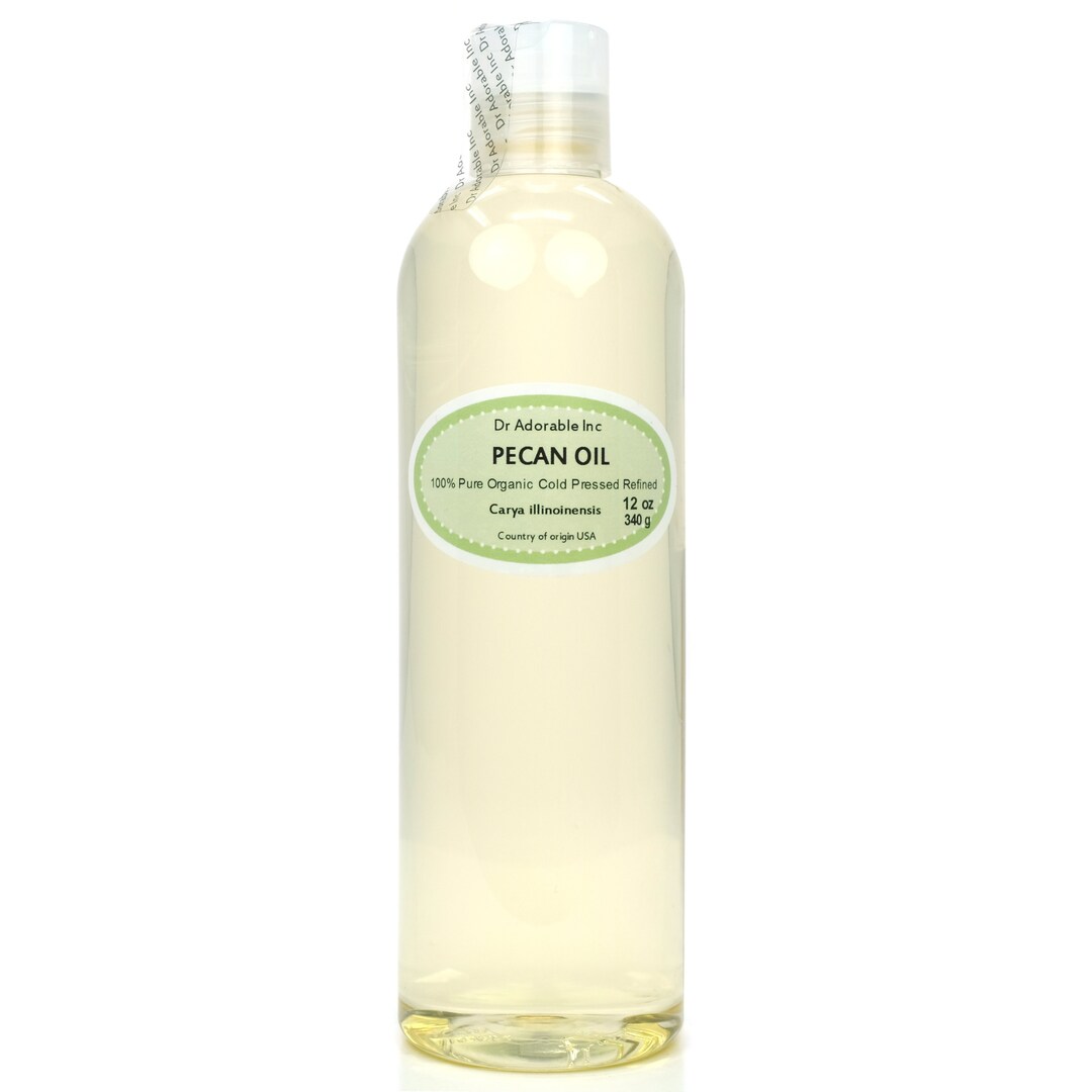 12 Oz - Pure Pecan Oil - Organic Cold Pressed Pure Fresh Natural - Etsy