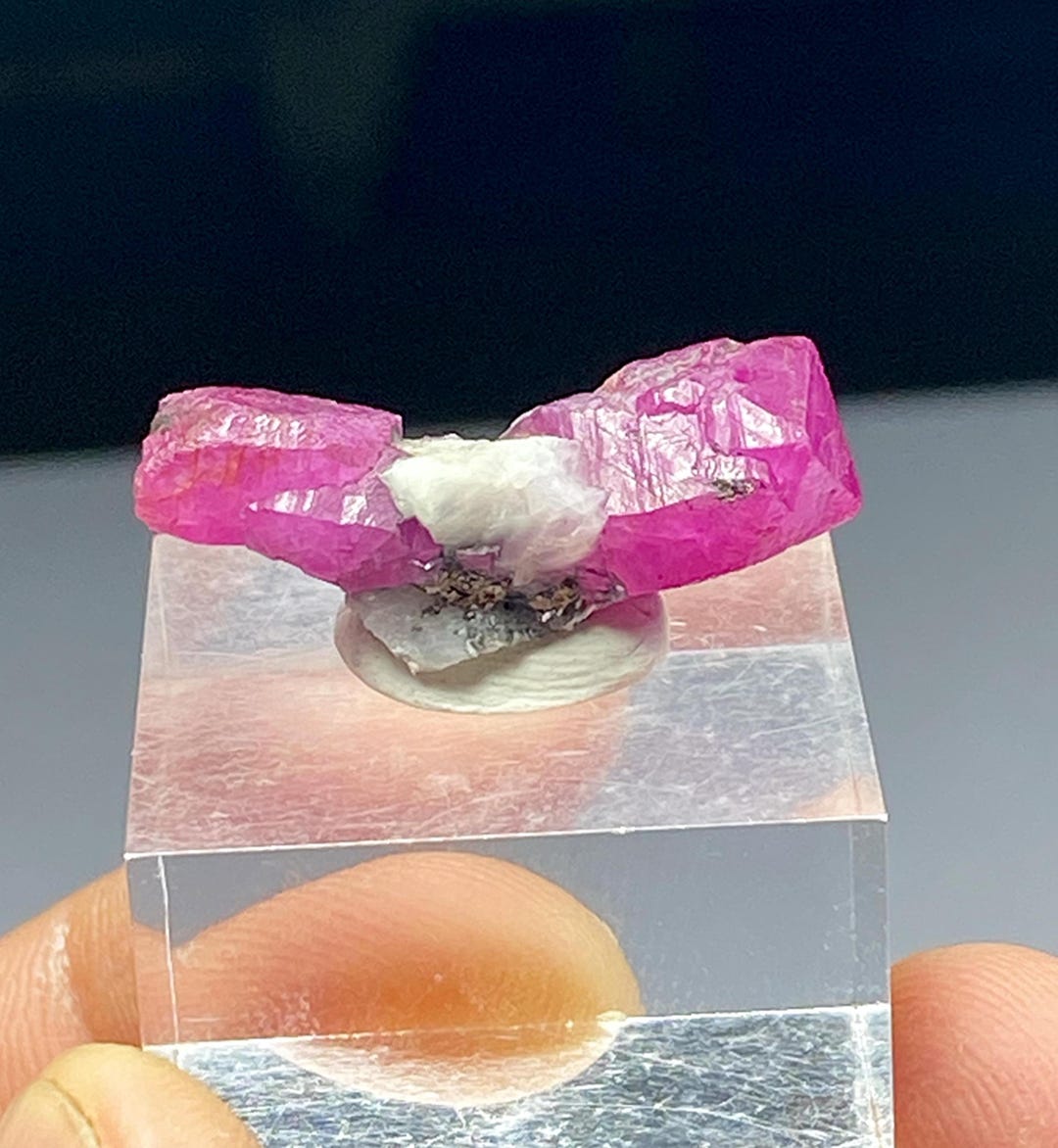Ruby Crystals With a Shared Marble Matrix, Afghanistan - Etsy