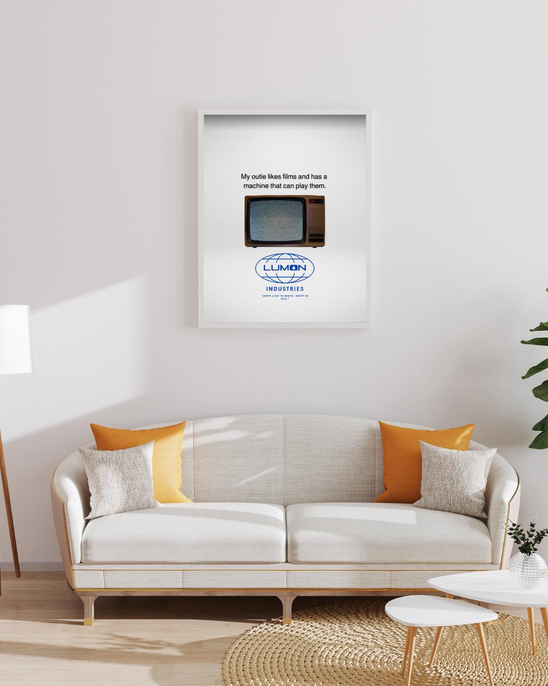 Severance-inspired Wall Art | Lumon Industries TV Print | Digital ...
