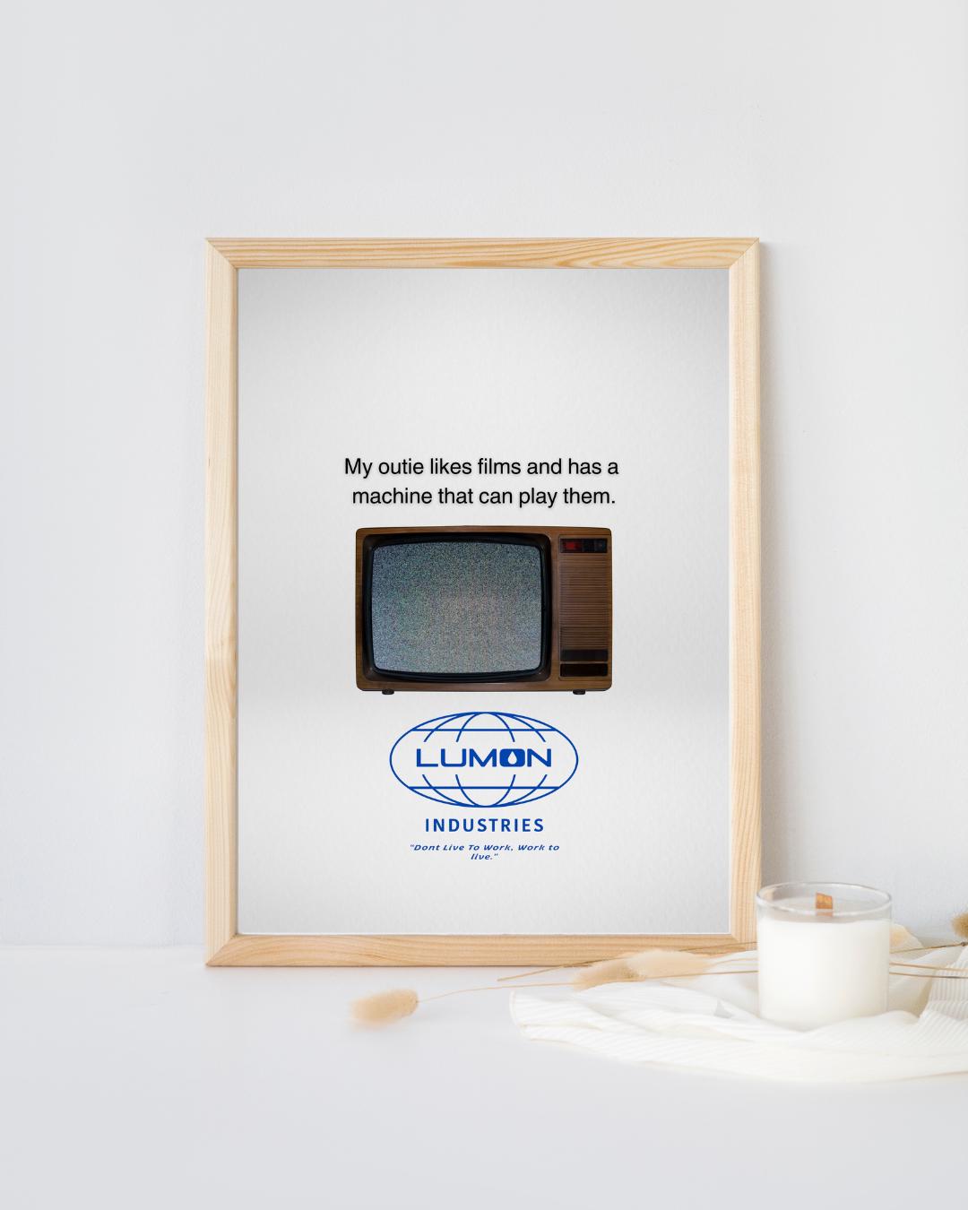 Severance-inspired Wall Art | Lumon Industries TV Print | Digital ...