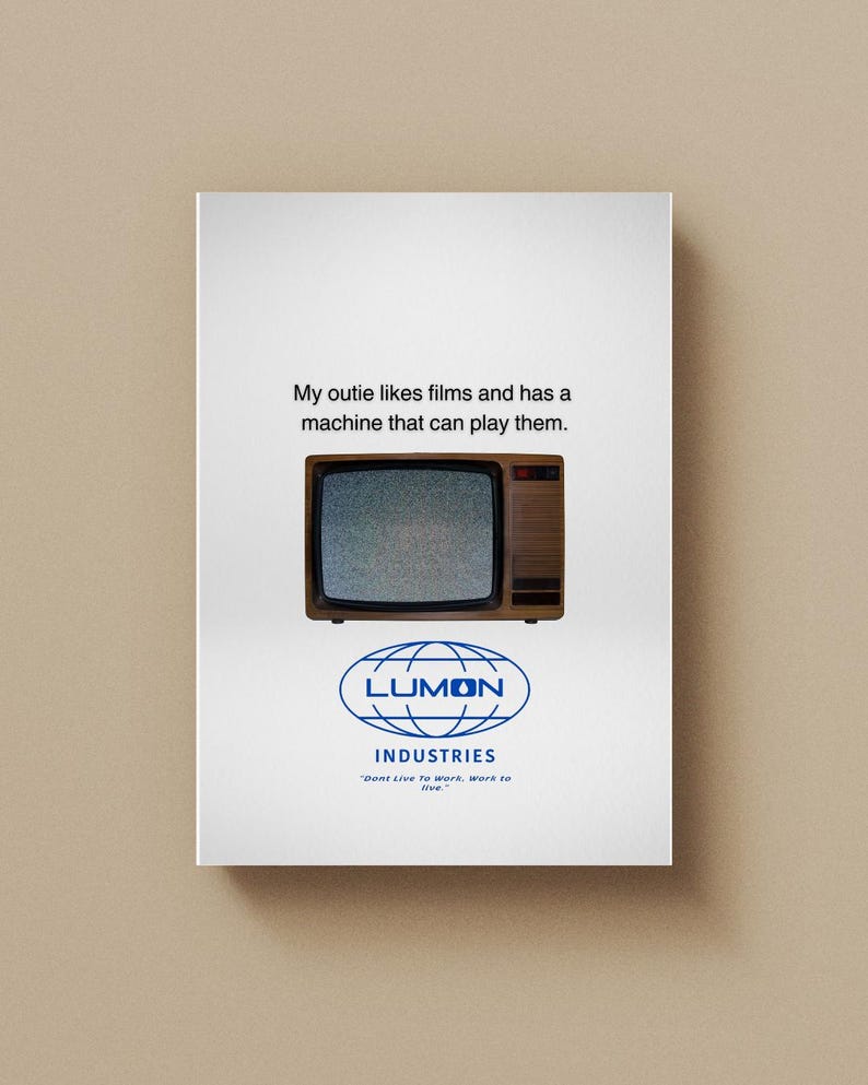 Severance-inspired Wall Art | Lumon Industries TV Print | Digital ...