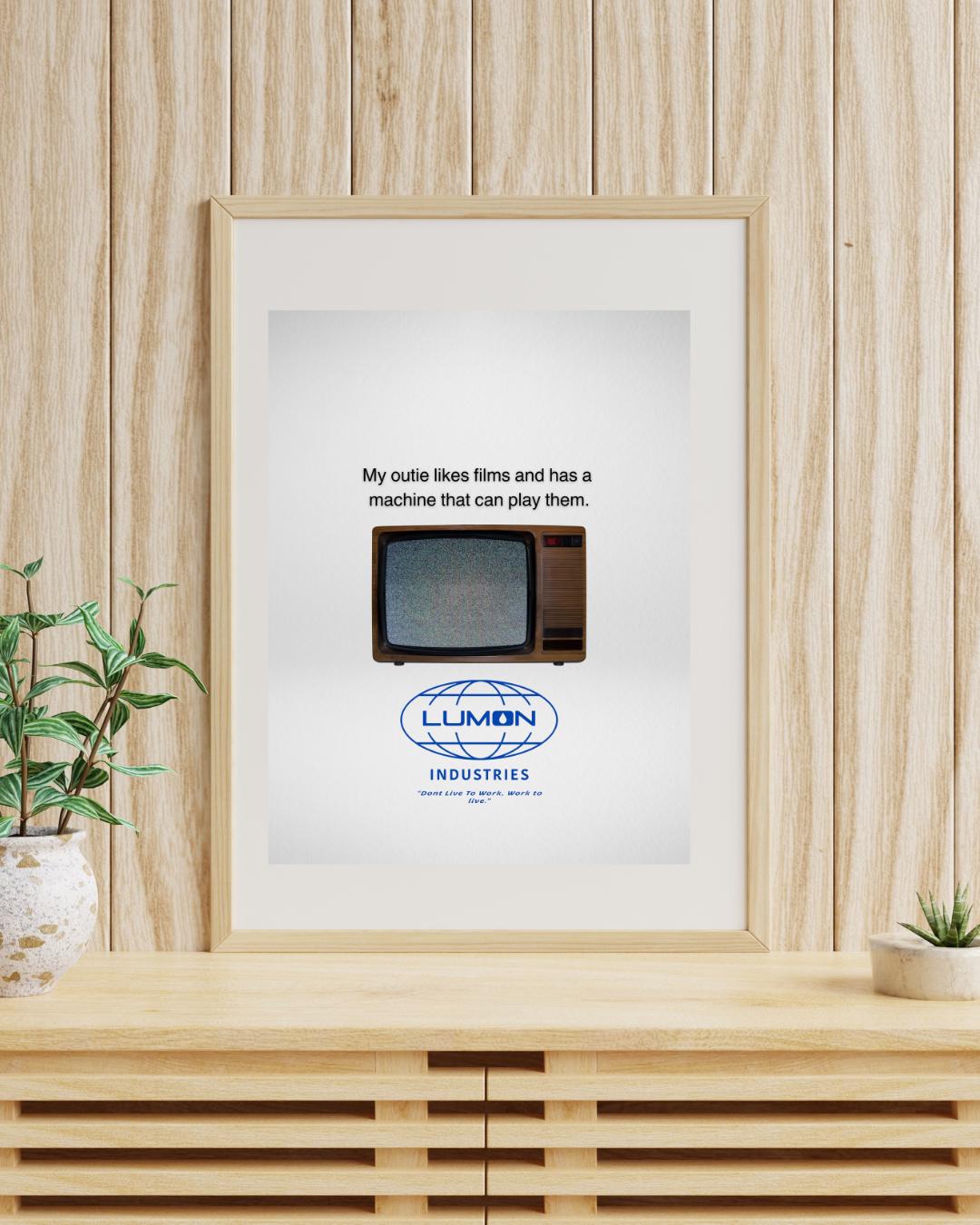 Severance-inspired Wall Art | Lumon Industries TV Print | Digital ...