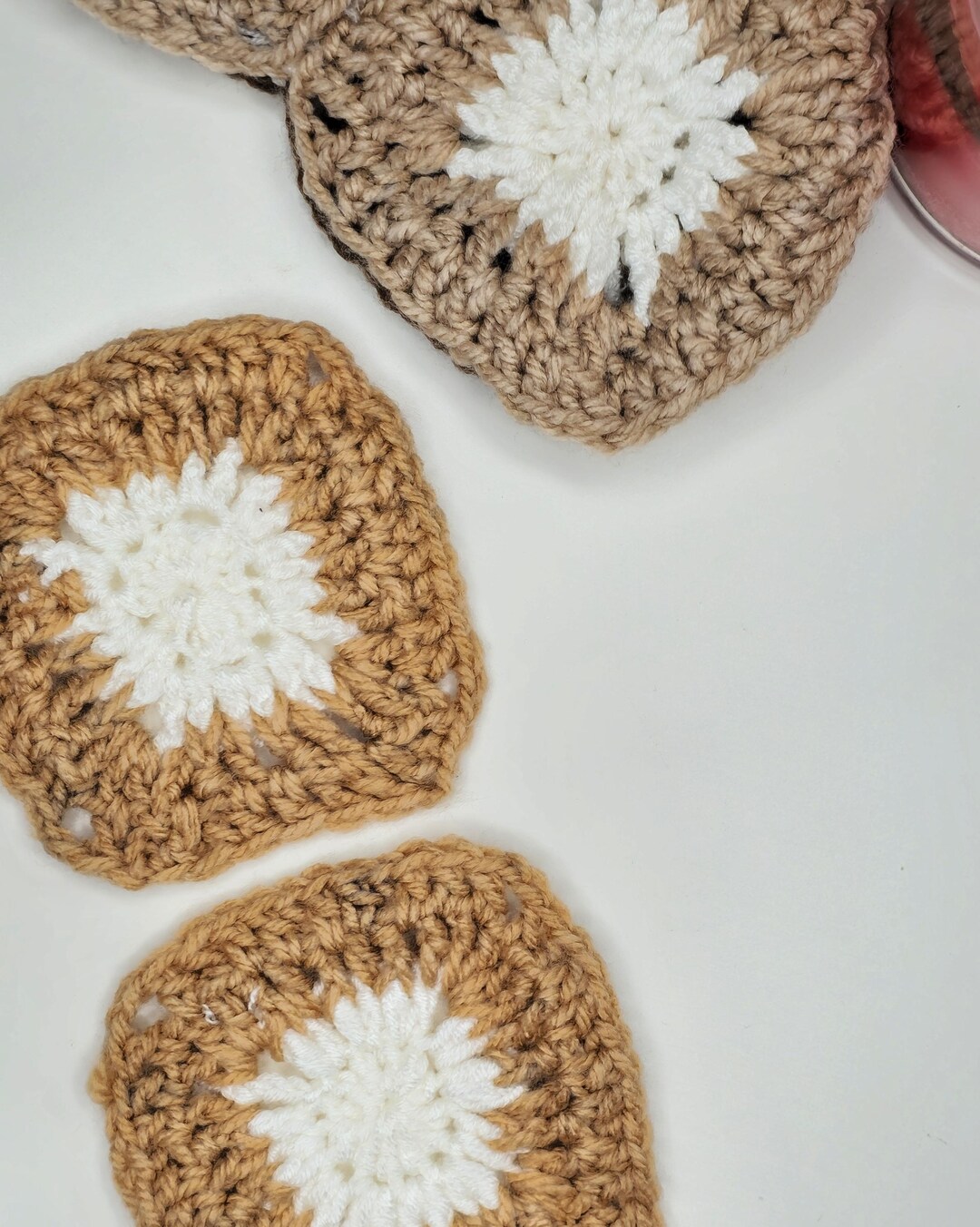 Textured Dahlia Granny Square Crochet Pattern - PDF Instant Download ...