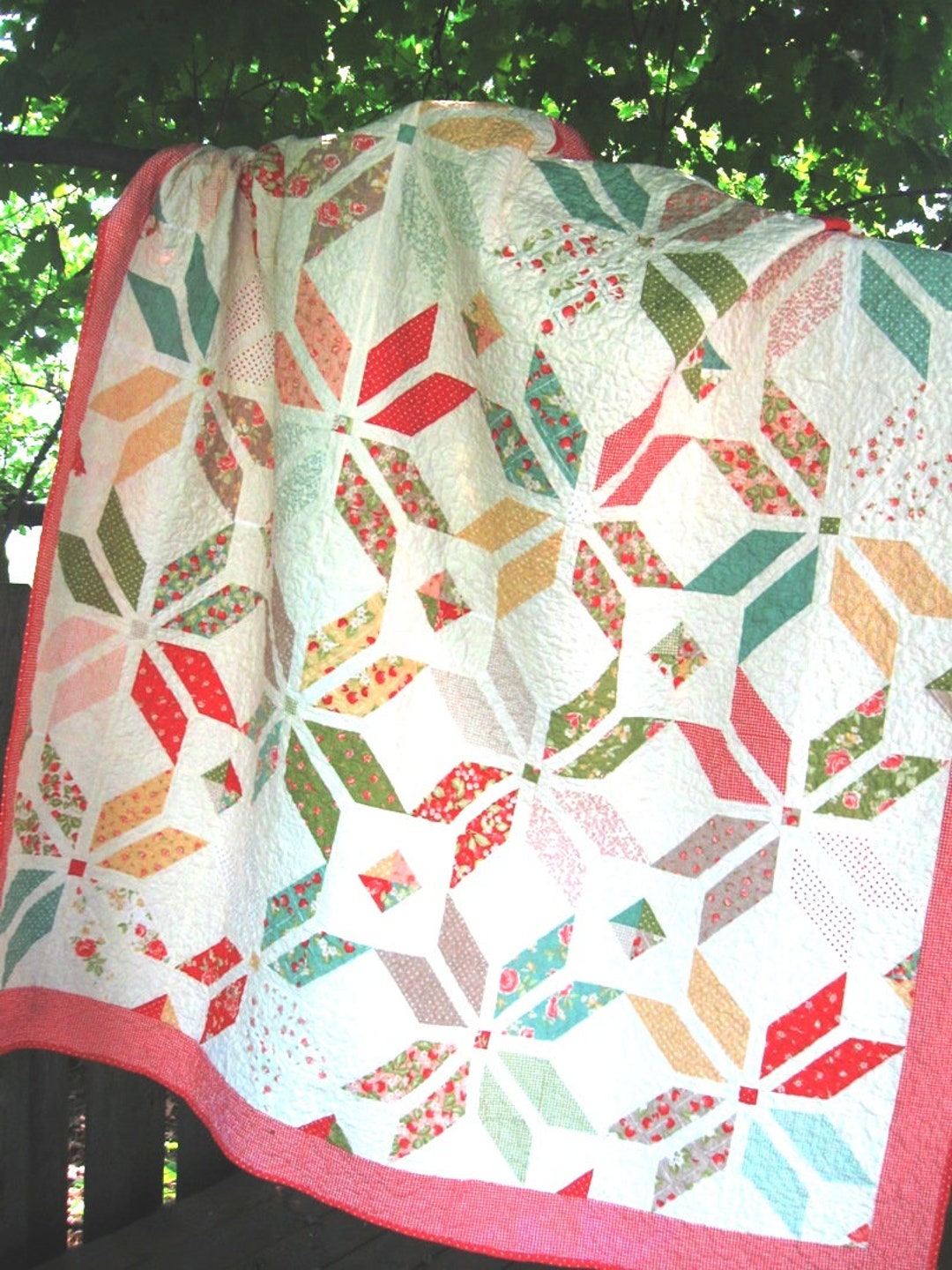 Summer Breeze PDF Quilt Pattern Layer Cake Friendly in 6 - Etsy