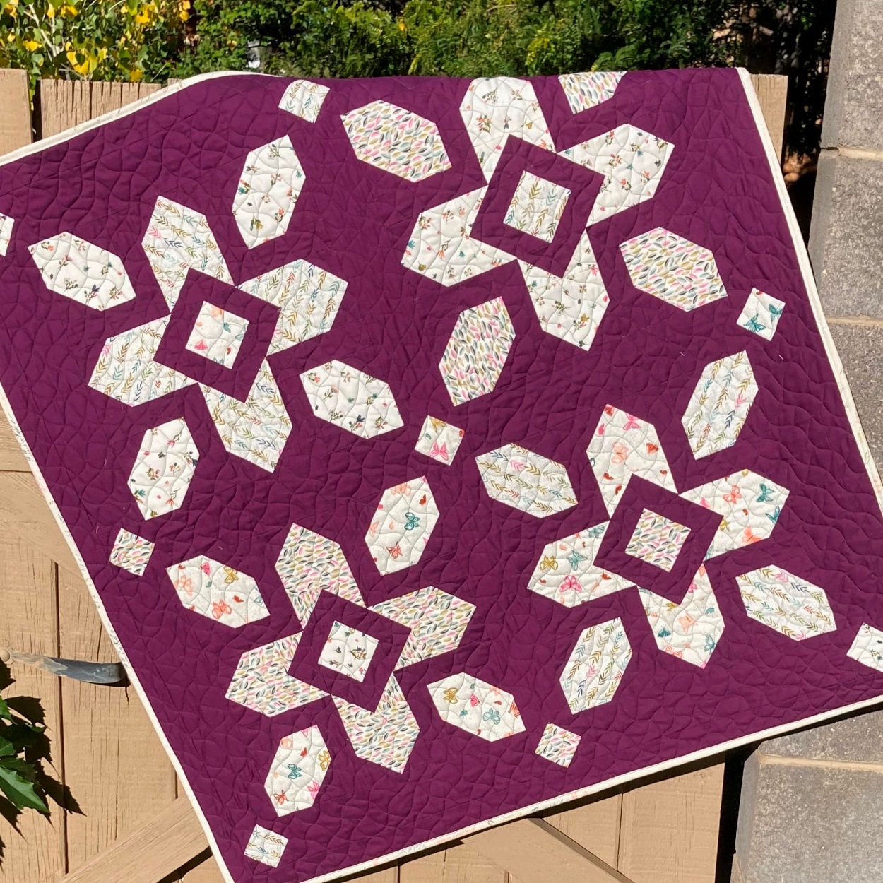 Crossing Paths PAPER Quilt Pattern Fat Quarter Friendly in 5 Size ...