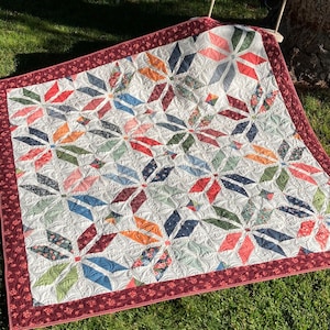 Summer Breeze - PDF Quilt Pattern - Layer Cake Friendly in 6 Size Options - Etsy