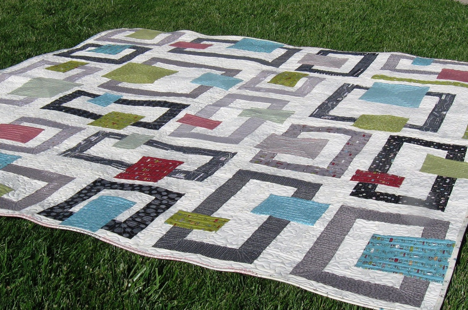 In Your Neighborhood PDF Quilt Pattern With 3 Size Options - Etsy Australia