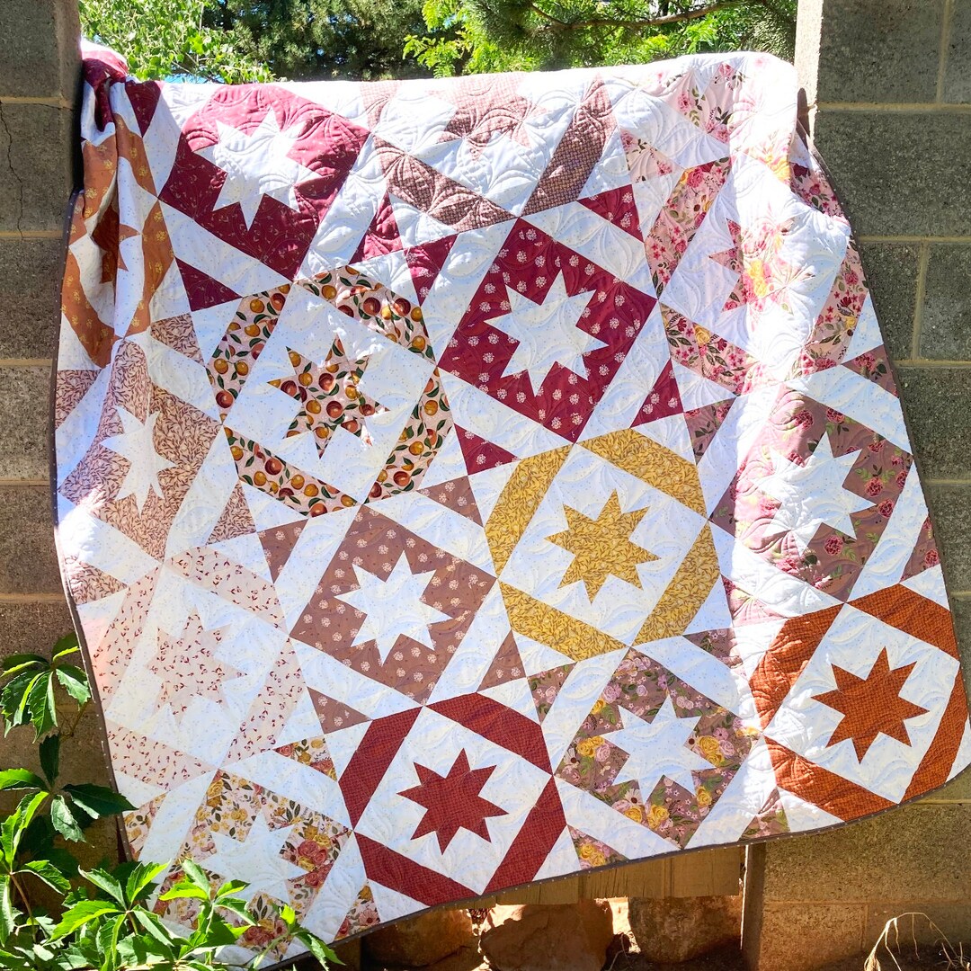How They Shine - PDF Quilt Pattern - Fat Quarter Friendly in 5 Size ...