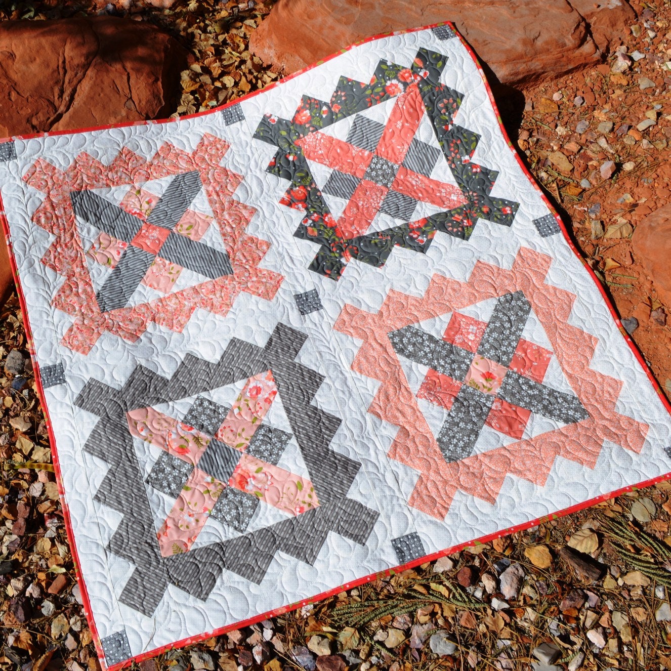 Stamp Collecting PDF Quilt Pattern With 5 Size Options - Etsy