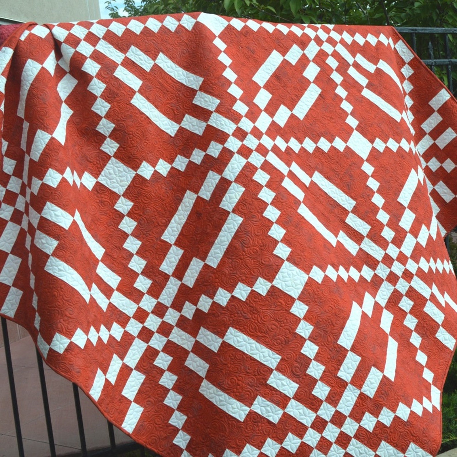 Braided Irish Chain - PAPER Quilt Pattern - Jelly Roll Friendly in 6 ...