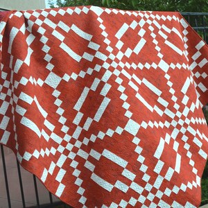 Braided Irish Chain - PAPER Quilt Pattern - Jelly Roll Friendly in 6 ...