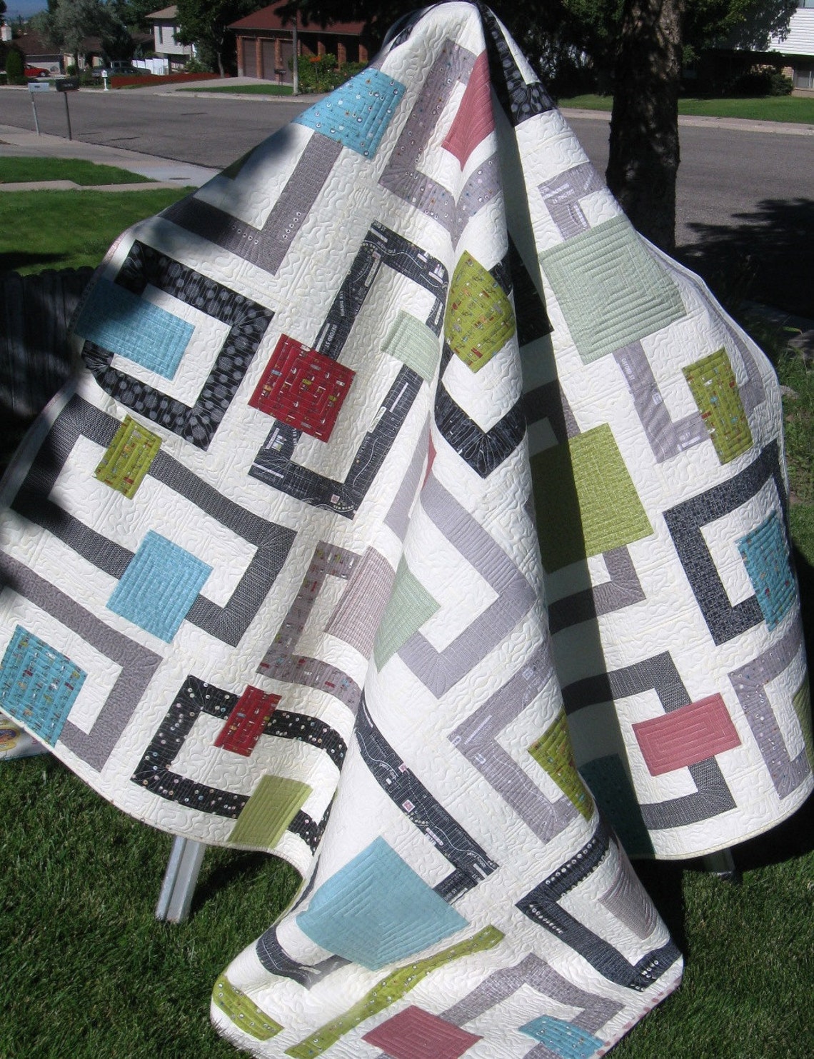 In Your Neighborhood - PDF Quilt Pattern With 3 Size Options - Etsy