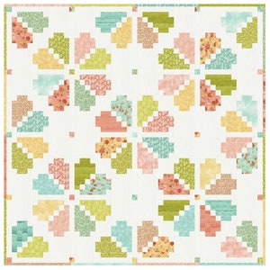 Petal Pop - PAPER Quilt Pattern - Jelly Roll Friendly in 5 Size Options ...