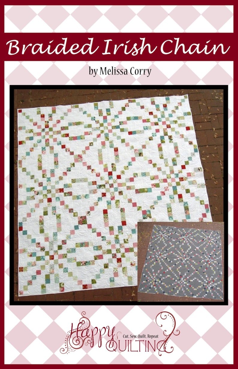 Braided Irish Chain PDF Quilt Pattern With 6 Size Options - Etsy
