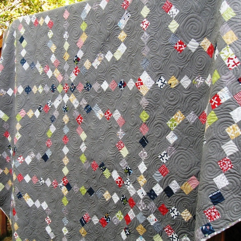 Braided Irish Chain - PAPER Quilt Pattern - Jelly Roll Friendly in 6 ...