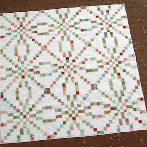Braided Irish Chain - PAPER Quilt Pattern - Jelly Roll Friendly in 6 ...