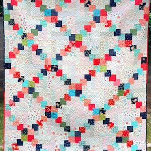 Stacked Squares - PDF Quilt Pattern - Scrap or Fat Quarter Friendly in ...