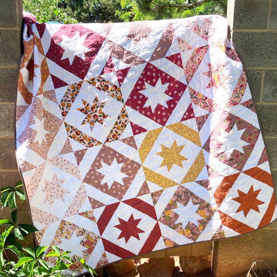 How They Shine - PAPER Quilt Pattern - Fat Quarter Friendly in 5 Size ...