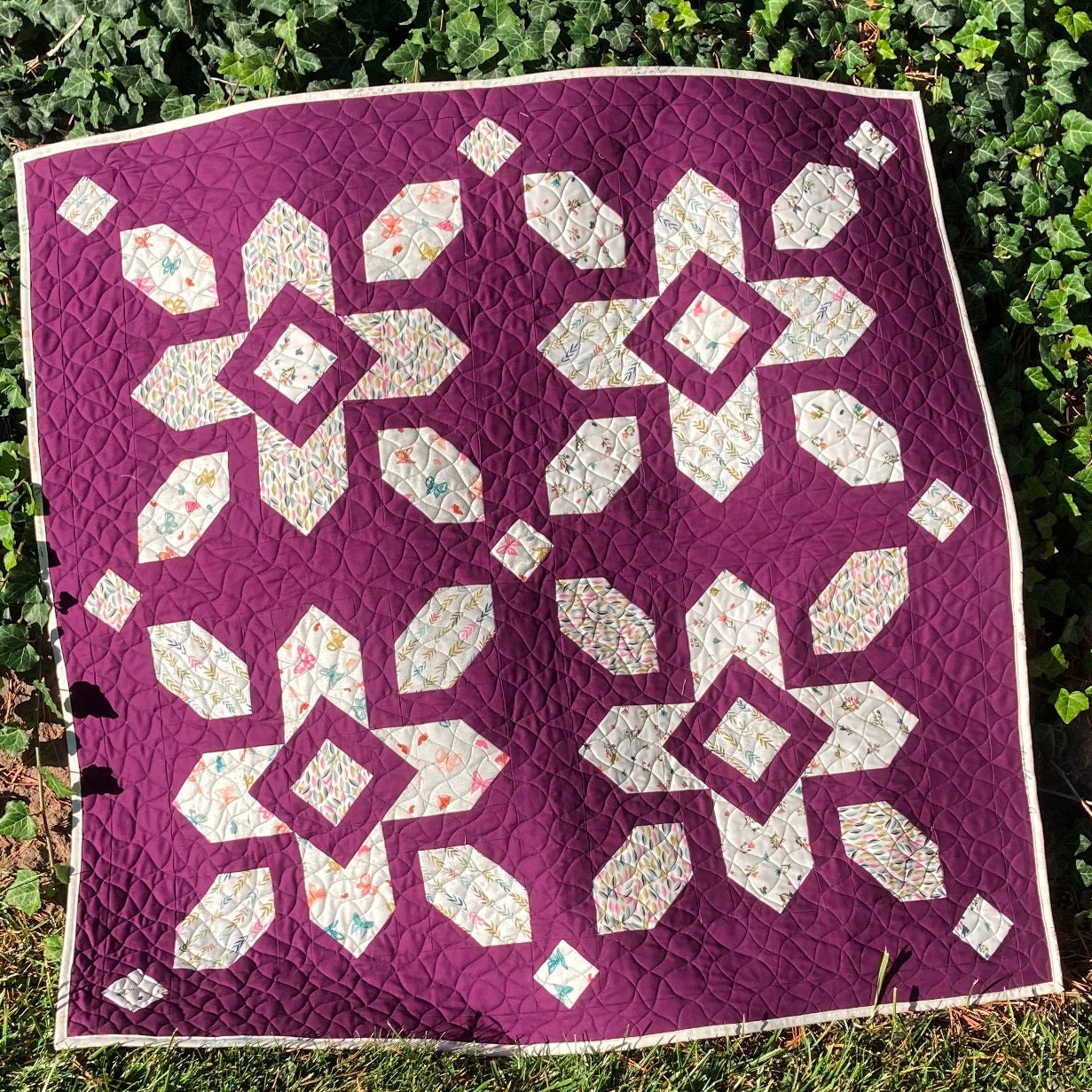 Crossing Paths PAPER Quilt Pattern Fat Quarter Friendly in 5 Size ...